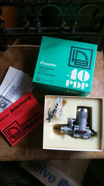 RC MODELLMOTOR FLUGZEUGMOTOR Graupner HB 40 PDP m. OVP 6,47ccm neuwertig Sammler EUR 145,00 ...