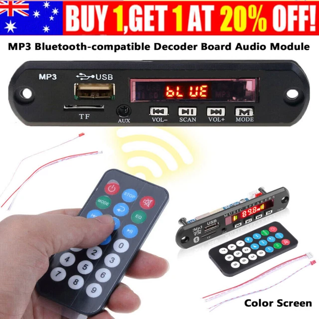 BLUETOOTH-MP3 DECODER BOARD Car MP3 Player USB/TF/FM Audio Amplifier ...
