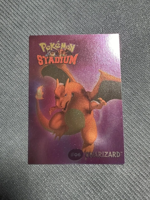 POKEMON STADIUM 2000 Danone #06 Charizard Holographic Card NM $250.00 ...