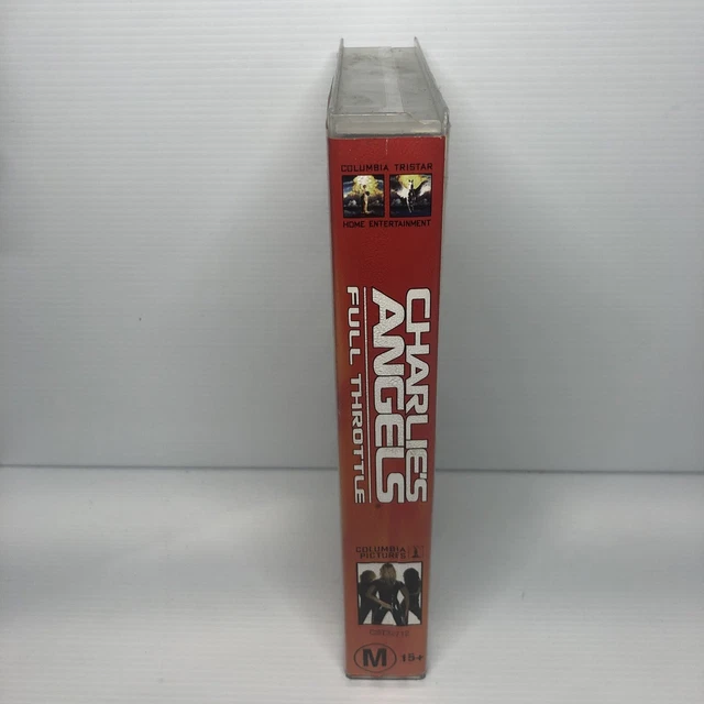 CHARLIE'S ANGELS FULL Throttle VHS Cameron Diaz Lucy Liu Drew Barrymore EUR 8,75 - PicClick FR