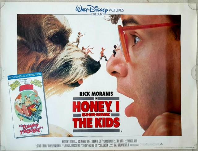 HONEY I SHRUNK The Kids - Rolled Original 1989 Uk Quad Movie Poster ...