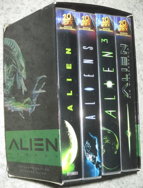 FOX ALIEN 1234 Video Sammlung - VHS/SciFi-Action/Sigourney Weaver/BOX ...