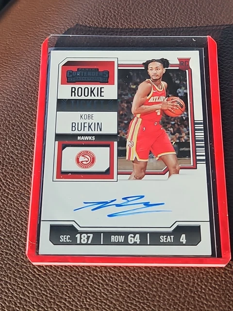 CONTENDERS 2023-24 KOBE Bufkin Rookie biglietto su carta auto #140 EUR ...