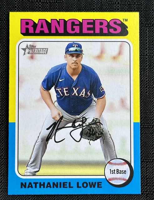 2024 TOPPS HERITAGE Baseball Nathaniel Lowe #88 SP EUR 1,83 - PicClick IT