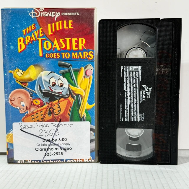 THE BRAVE LITTLE Toaster Goes to Mars 1998 VHS Tape Walt Disney Deanna ...