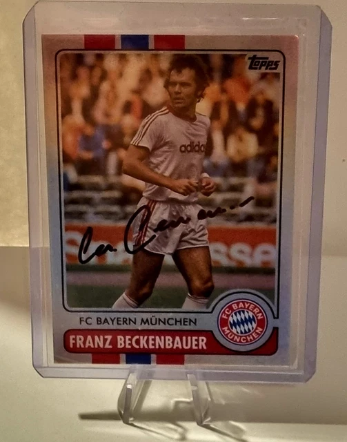 FC BAYERN MUNICH Franz Beckenbauer team set legend with original ...