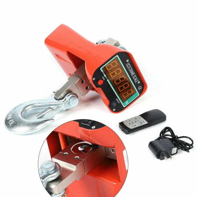 6600LBS HANGING SCALE 3000kg Digital Industrial Heavy Duty Crane Scale ...