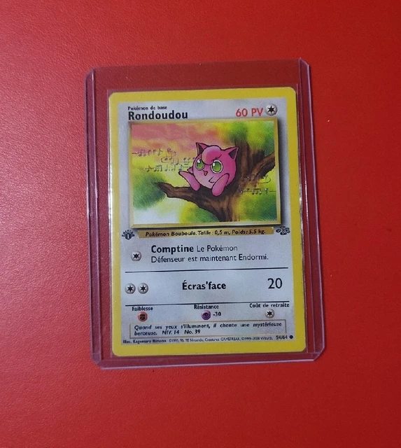 CARTE POKEMON RONDOUDOU Edition 1 Français - Jungle - 54/64 - Wizards ...