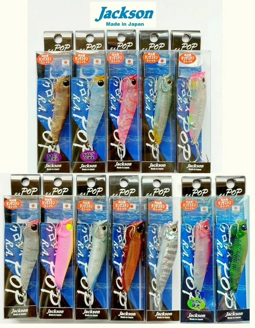 JACKSON RA POP 70mm - 7g. Popper,Japan Saltwater Fishing Lure,Hard Bait ...