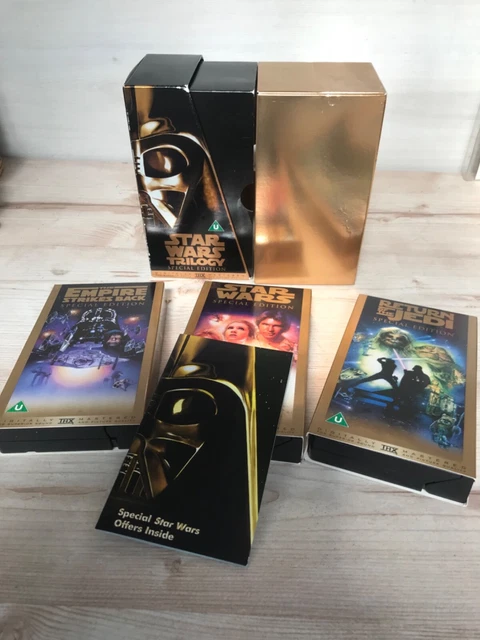 STAR WARS TRILOGY Special Edition Box Set VHS Released 1999 £11.11 - PicClick UK