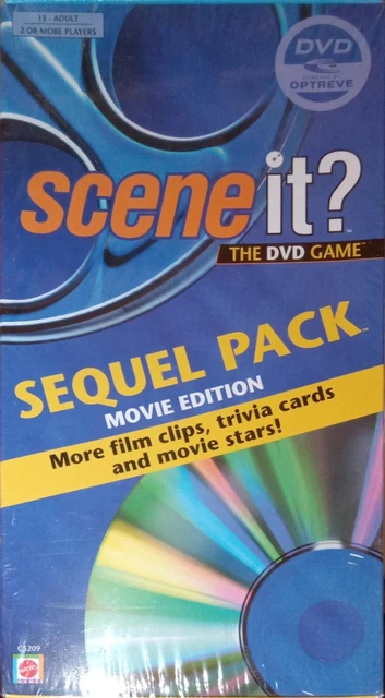 SCENE IT: THE DVD Game Movie Edition Sequel Pack Game (Trivia Game) New ...