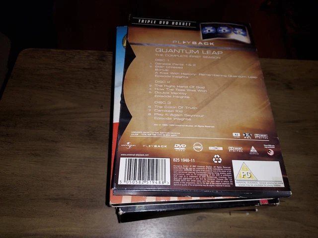 QUANTUM LEAP COMPLETE First Season [DVD] region 2 uk dvd £6.99 ...