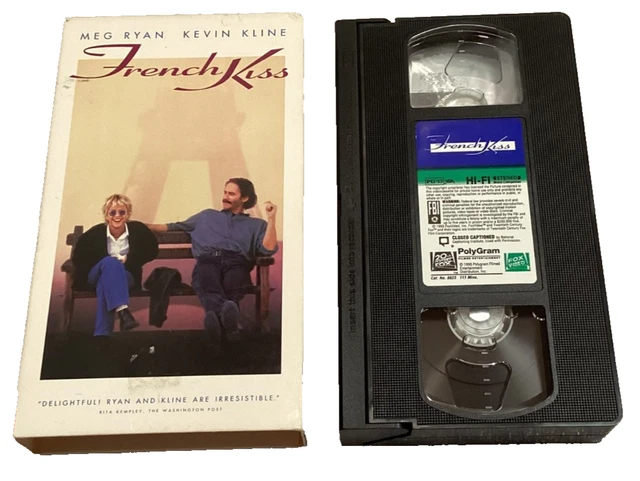 FRENCH KISS VHS Meg Ryan Kevin Kline Romance Comedy Theft ** BUY 2 GET ...
