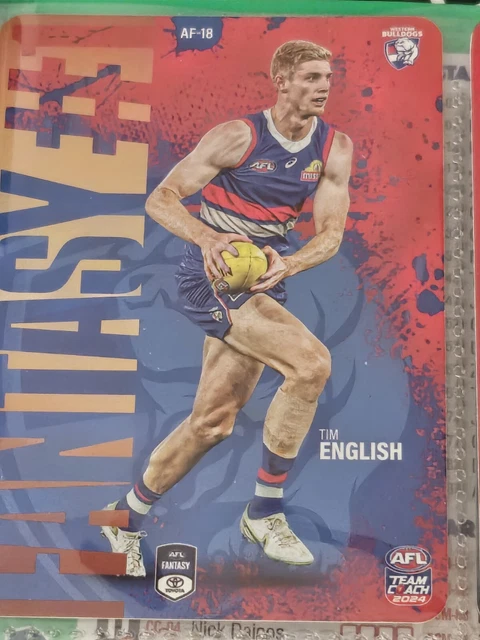 2024 TEAMCOACH AFL Fantasy- Tim English Western Bulldogs $10.00 ...