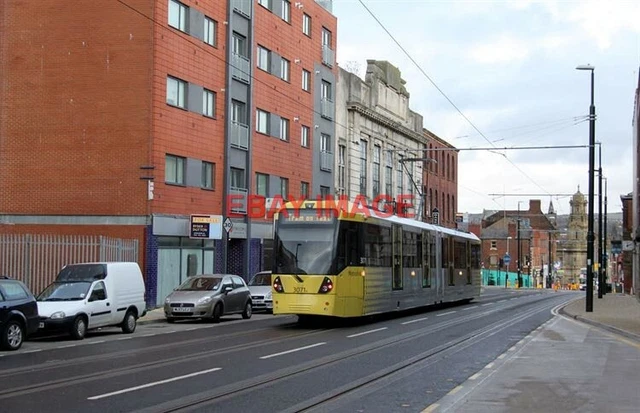PHOTO (2) Metrolink Tram No 3071 Tram On Union Street Oldham Looking ...
