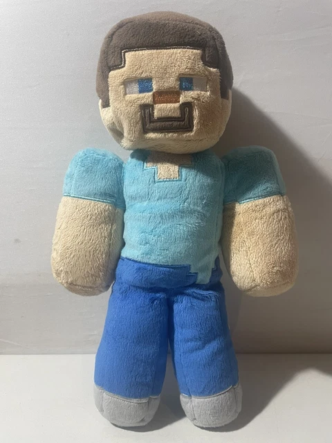 MINECRAFT 13” STEVE Plush/Soft Toy EUC Like New $19.99 - PicClick AU