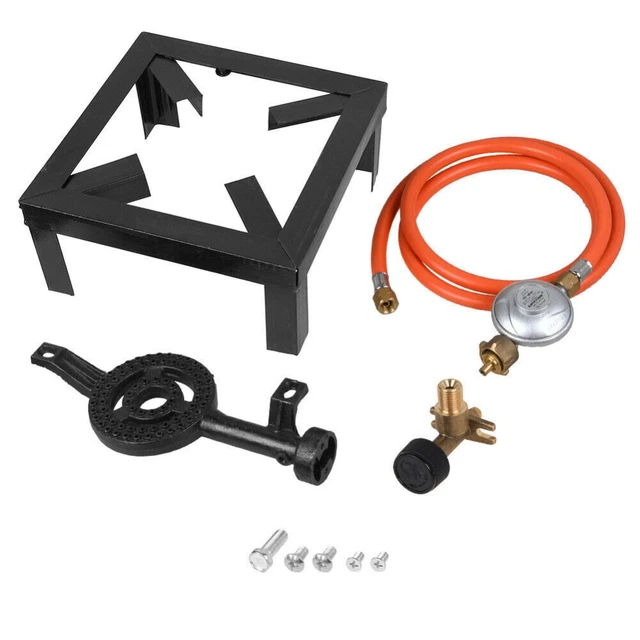 GASKOCHER HOCKERKOCHER GASKOCHER Campingkocher Mit Schlauch 150cm Bar Regler 8KW EUR 28,98 ...