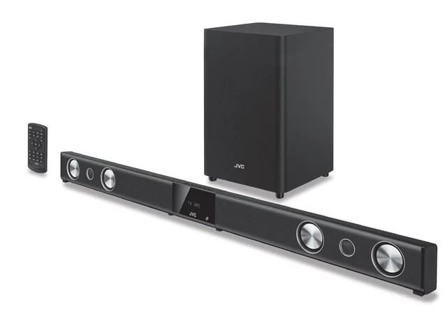 JVC SOUNDBAR+ SUBWOOFER + Remote TH-WL703B - Black - Hardly Used £38.12 ...