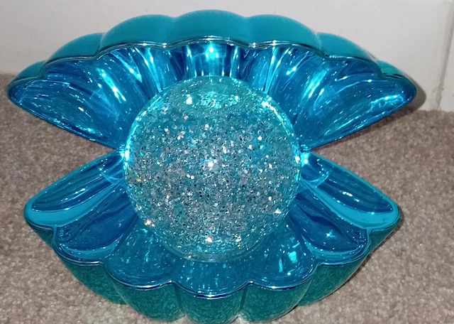 BLUE SHELL COLOUR Changing Plastic Night Light Battery's Not Included £ ...