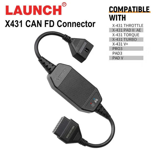 LAUNCH X431 CAN FD Connector For X431 V+/ Pro3/ Pad 3/ Pad V Diagnostic ...