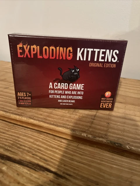 EXPLODING KITTENS ORIGINAL Edition Card Strategy Game 2-5 Players 2021 ...