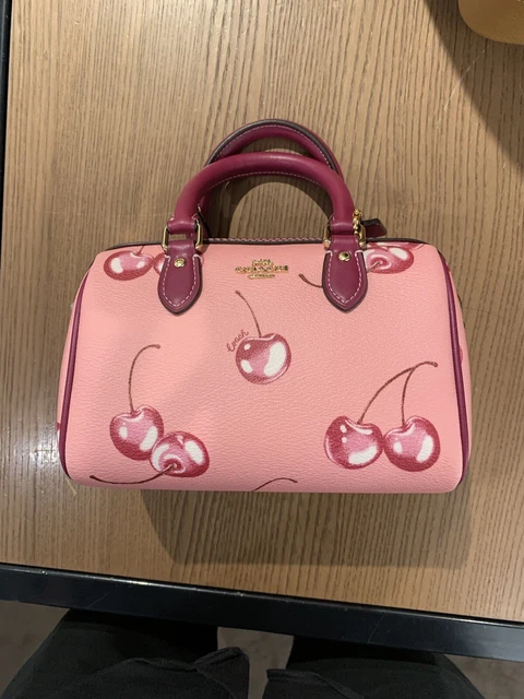 COACH MINI ROWAN Crossbody Shoulder Bag with Cherry Print CR245 NWT £ ...