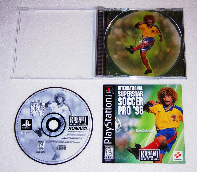 INTERNATIONAL SUPERSTAR SOCCER Pro 98 Sony PlayStation PS1 PSX ÉTAT ...