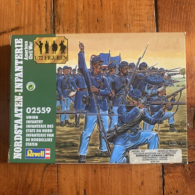 REVELL AMERICAN CIVIL War Union Infantry 1/72 $12.00 - PicClick CA