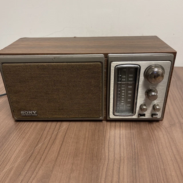 SONY BASS REFLEX System FM/AM 2 Band Radio Model ICF-9580W Tested ...