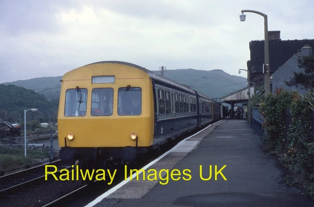 RAILWAY PHOTO - Machynlleth Class 101 DMU BR Blue 26.05.84 £2.00 ...