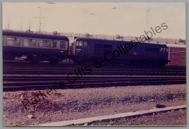 RAILWAY PHOTOGRAPH OF Diesel Locomotive 31449 Doncaster 1986 £2.50 ...
