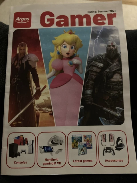 ARGOS GAMER ISSUE Spring Summer 2024 FC24 Mario Princess Peach EUR 2,95 ...