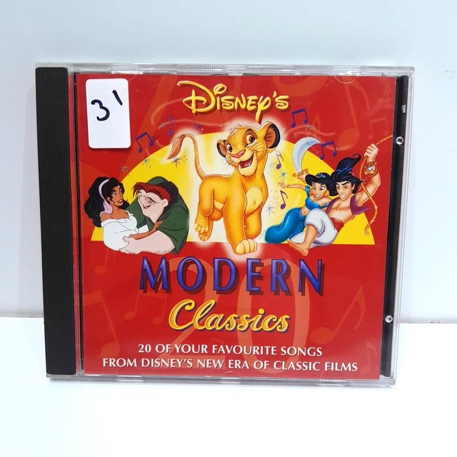 DISNEY'S MODERN CLASSICS Film Soundtrack Songs CD Aladdin Pocahontas ...