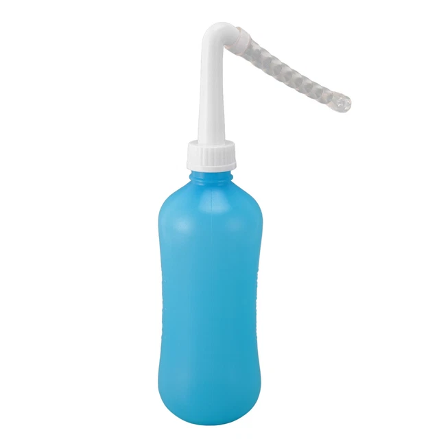 500ML BLUE NETI Pot Sinus Rinse Bottle Silicone ABS Manual Nose Wash ...
