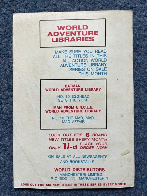 WORLD ADVENTURE LIBRARY Picture Comic Flash Gordon No. 4 Operation ...