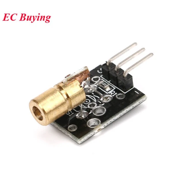 5PCS KY-008 650NM Laser sensor Module 6mm 5V 5mW Diode Copper Head for ...