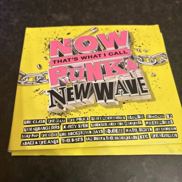 NOW THATS WHAT I Call Punk & New Wave - 4 Disc CD Album - (2022) 89 ...