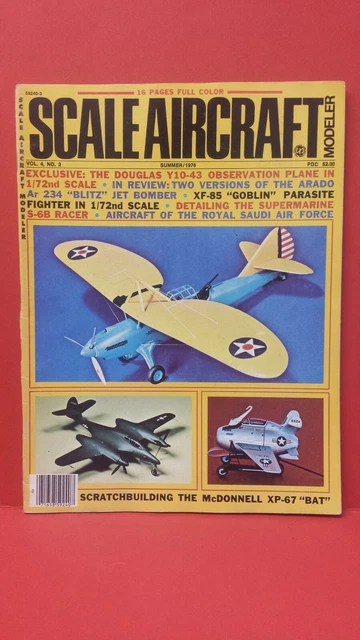 SCALE AIRCRAFT MODELER Usa Quarterly Magazine Vol.4 No.2 Summer 1976. £ ...