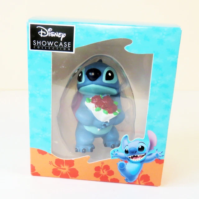 DISNEY SHOWCASE LILO & Stitch Mini Figurine: Stitch With Flowers ...