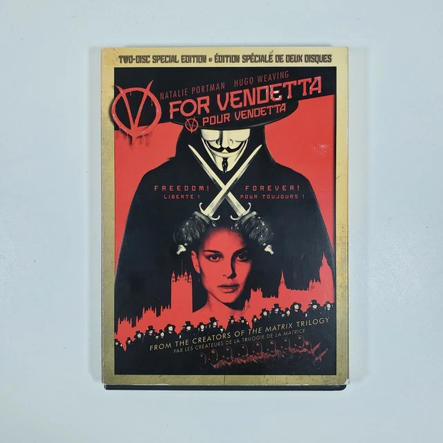 V FOR VENDETTA (DVD, 2006, Special Edition, 2 Disc Set) Natalie Portman $5.97 - PicClick CA