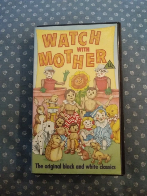 WATCH WITH MOTHER Vhs Video +Andy Pandy, Flowerpot Men, Wooden Tops Etc ...