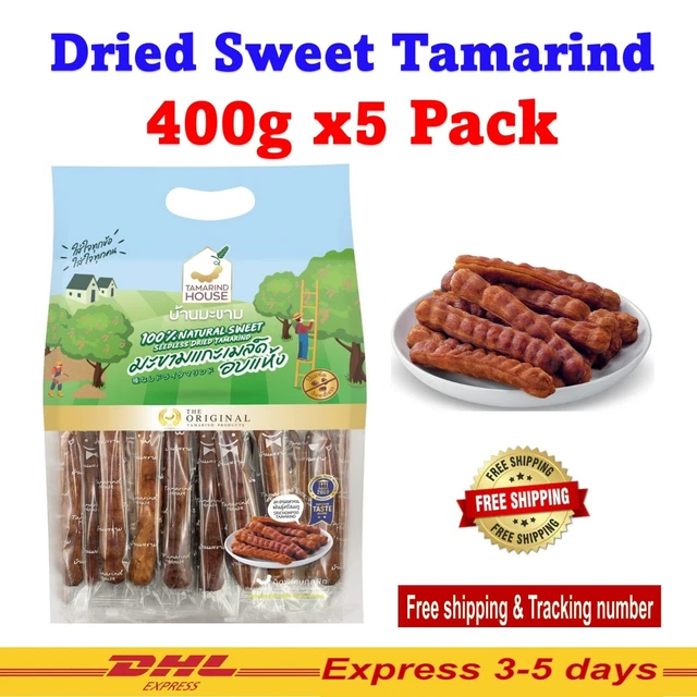 5X THAILAND NATURAL Seedless Dried Sweet Tamarind House Individually ...