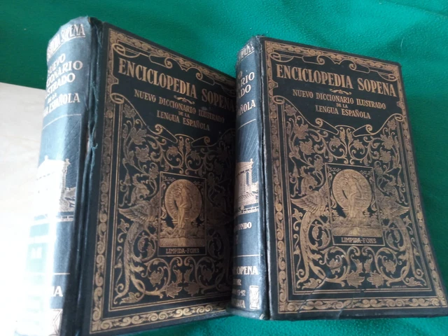 ENCICLOPEDIA ILUSTRADA -SOPENA- Lengua Española- Barcelona -1926 Ii ...