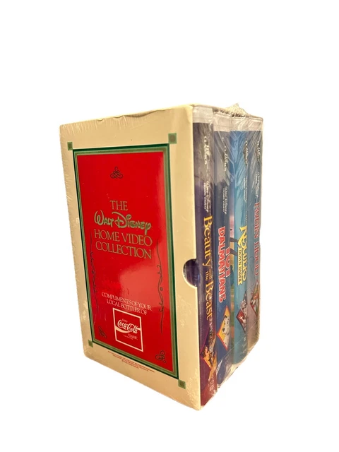 WALT DISNEY & Coca-Cola Home Video Collection Diamond Vhs Tapes Set Of ...