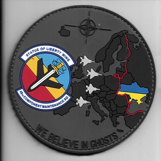 USAF PATCH 48 Crs We Believe In Ghosts Raf Lakenheath Air Force ...