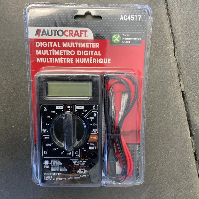 MULTI-FUNCTION HOME AUTO Electrical Wiring Tester Digital Multi-Meter ...