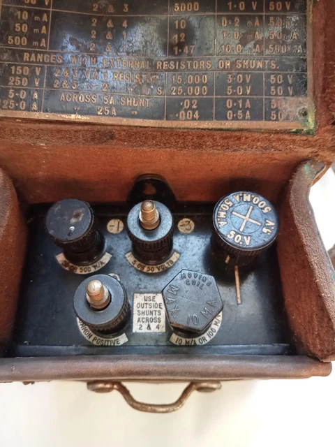 VINTAGE GPO LINESMAN Test Meter Detector No 4 + Original Case TR 47/10 ...
