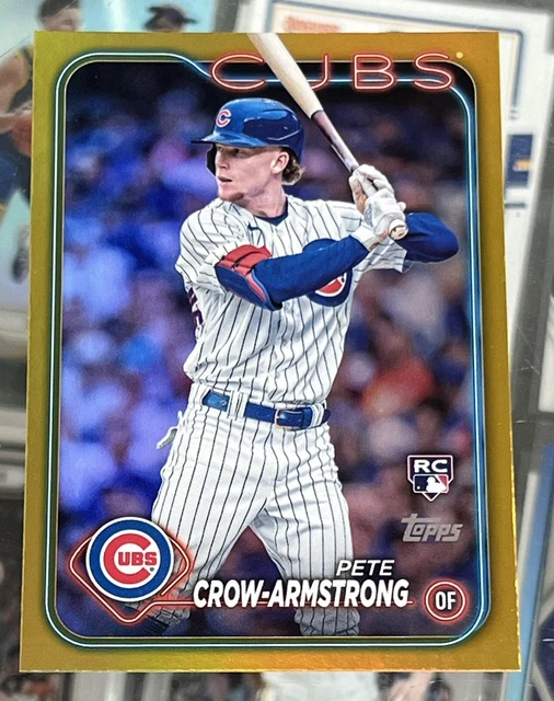 2024 TOPPS SERIES 2 PETE CROW-ARMSTRONG RC Lamina d'oro #407 Chicago Cubs EUR 15,85 - PicClick IT