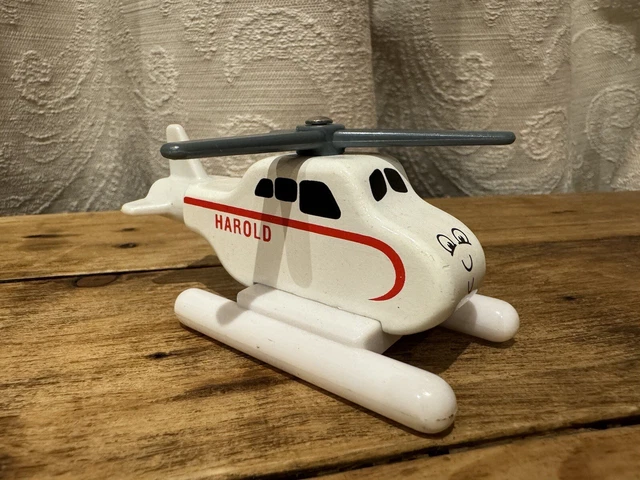 WOODEN THOMAS THE Tank Engine Harold Helicopter for Brio & Wooden ...