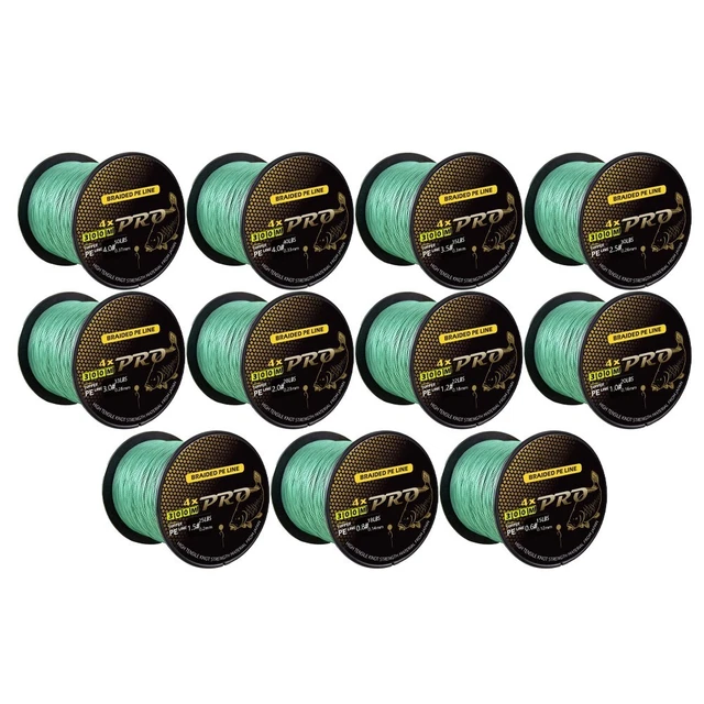 HIGH PERFORMANCE 300M Braided PE Line Carp Multifilament Fishing Line ...